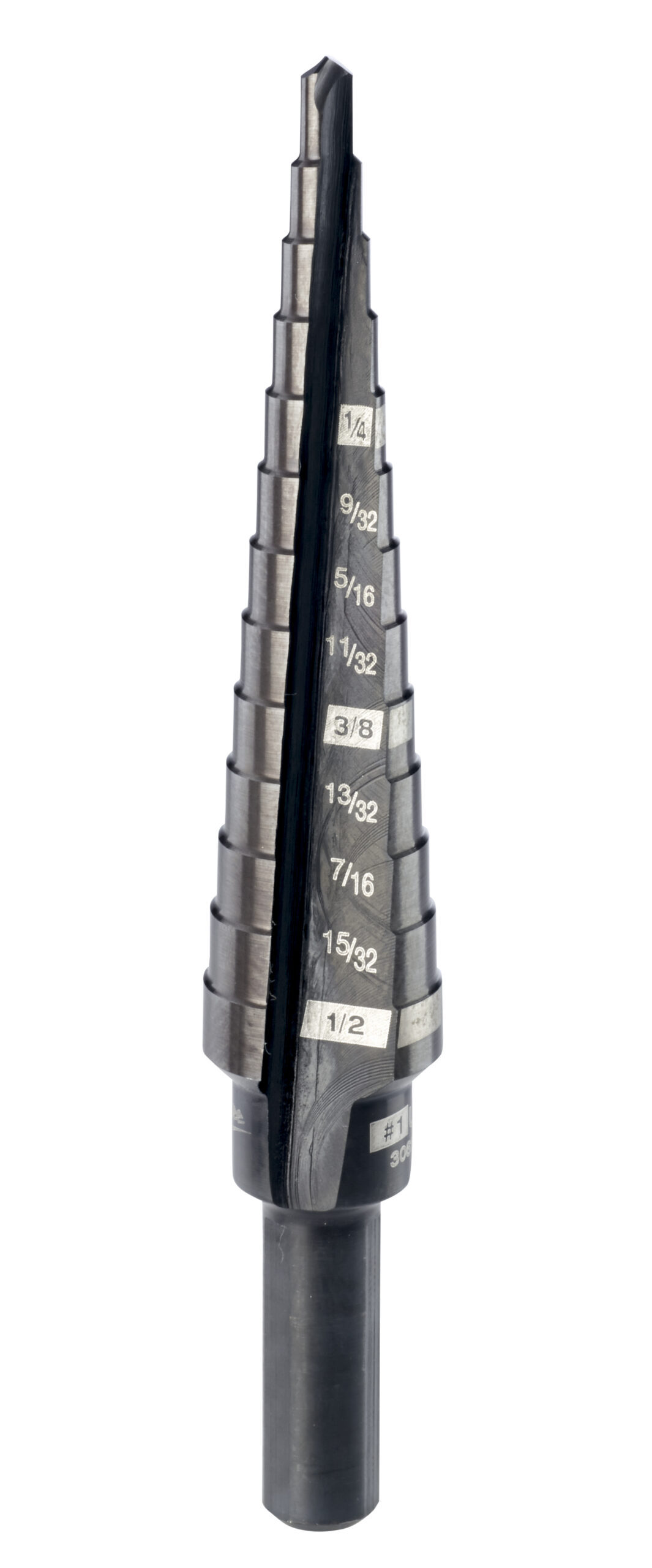 #1 Step Drill Bit, 1/8 in. – 1/2 in. x 1/32 in. | Adams Tarp n Tool Ltd