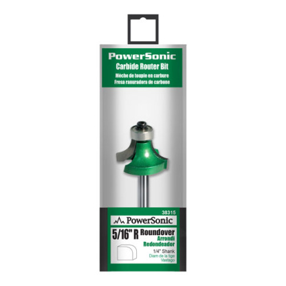 POWERSONIC 38315 1/4SH5/16INR RNDVR.CRB.RTR.BIT | Adam's Tarp & Tool Ltd