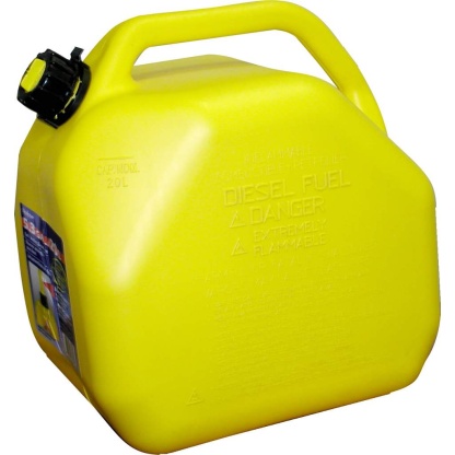 Scepter 07649 SC-D20 Self Vented Yellow Diesel Can 20 L / 5.3 Gal ...