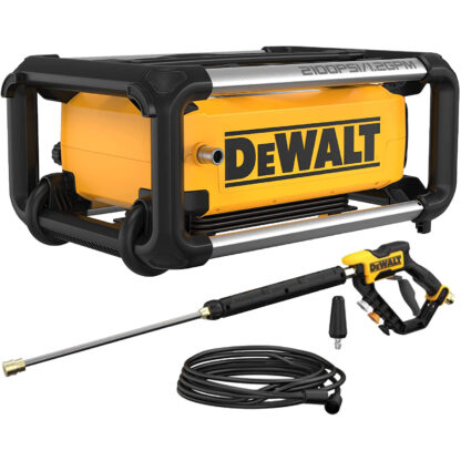 DEWALT DWPW2100 2,100psi 1.2 gpm Electric Jobsite Cold Water Pressure ...