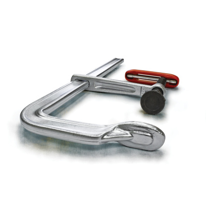 BESSEY 2400S-24 High-Performance Clamp, 24 Inch Capacity, with 5-1/2 ...