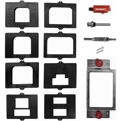 Milescraft 1220 HingeMate350 Complete Hinge Installation Kit, Doors ...