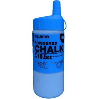 Tajima PLC2-B300 300G / 10.5oz Blue Micro Chalk Line Powder | Adam's ...