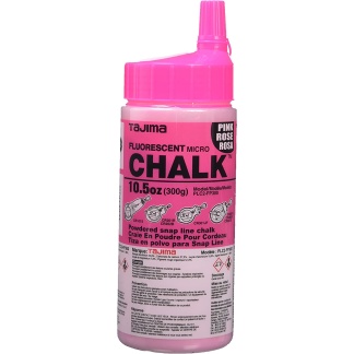 Tajima PLC2-FP300 300G / 10.5oz Hi-Vis Fluorescent Pink Micro Chalk ...