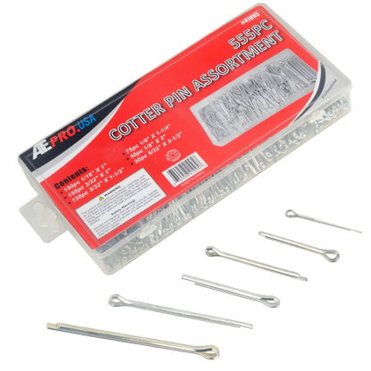 ATE Pro Tools 41095 Assorted Cotter Pin Set, 555pc with Case | Adam's ...