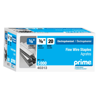 Prime Fasteners 40313 A11 3/8″ Hammer Tacker Staples, 5000Pk | Adam's ...