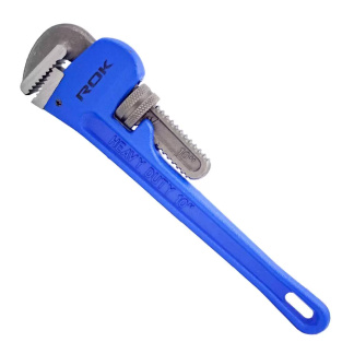 ROK 31023 10″ Pipe Wrench, Heat Treated Jaws & Non-Slip Adjusting Ring ...