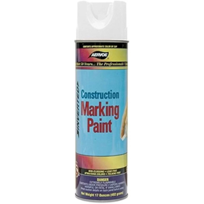 Aervoe Industries 255 White Construction Marking Paint, Upside-Down ...