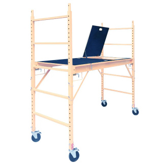 Centrix 79020 1000 lbs 6′ Mobile Scaffolding Kit with Trap Door and ...