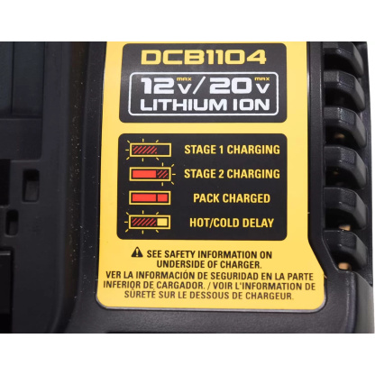 Dewalt DCB1104 12V / 20V MAX LI-Ion 4 Amp Battery Charger | Adam's Tarp ...