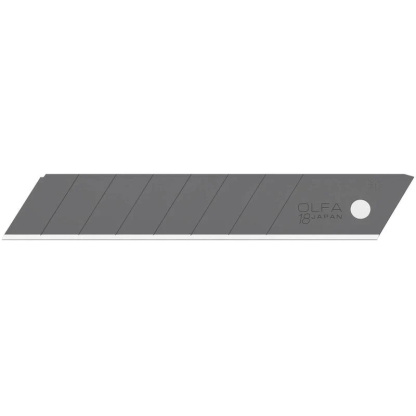 OLFA LBB/CP100 18mm Ultra-Sharp Black Heavy-Duty Snap Blade, Pack of 100 | Adam's Tarp & Tool Ltd