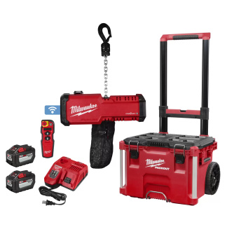 Milwaukee 2983-22HD M18 Compact 1-Ton Chain Hoist w/ ONE-KEY Kit | Adam ...