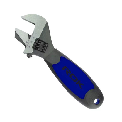 ROK 66155 2-in-1 Stubby Wide Mouth Adjustable Wrench | Adam's Tarp ...